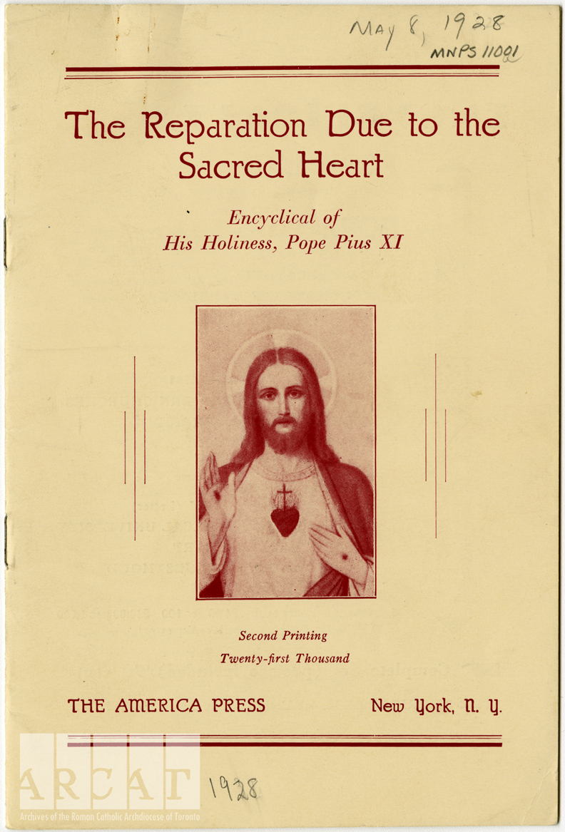 The Archivist's Pencil: Devotion to the Sacred Heart
