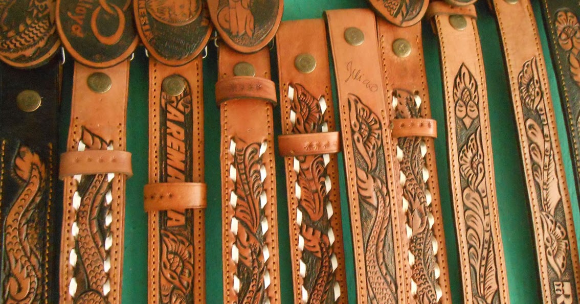 Sabuk Kulit Ukir Cilegon