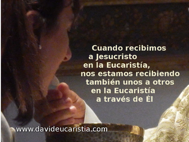 DAVID EUCARISTÍA: Demostración rápida y simple de que, al comulgar a ...
