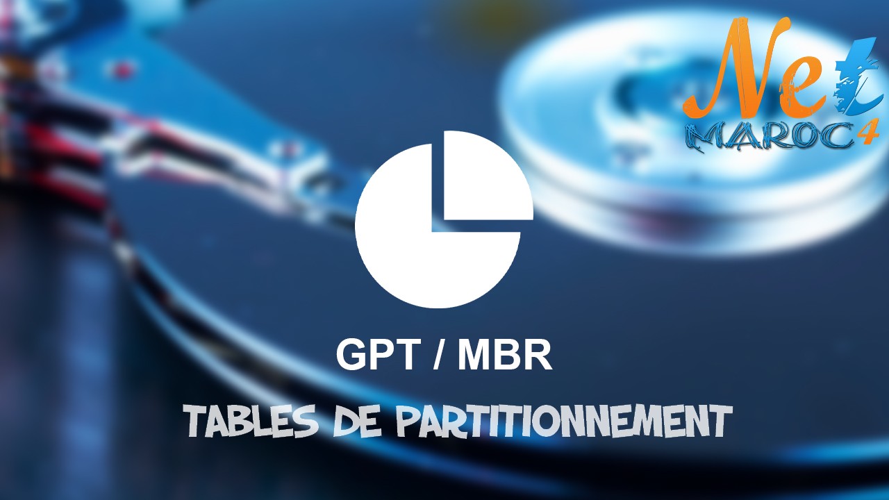 Les tables de partitionnement(MBR et GPT) - net4maroc