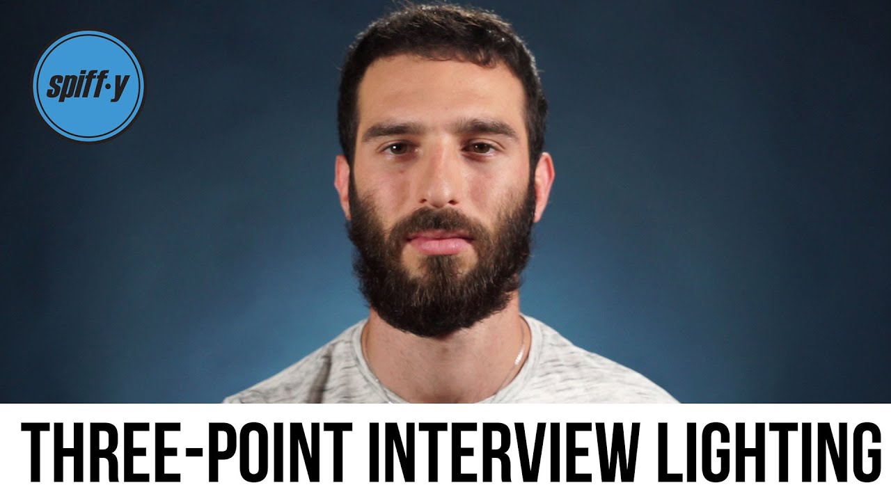 Introduction to three-point interview lighting - Photography Blog Tips ...