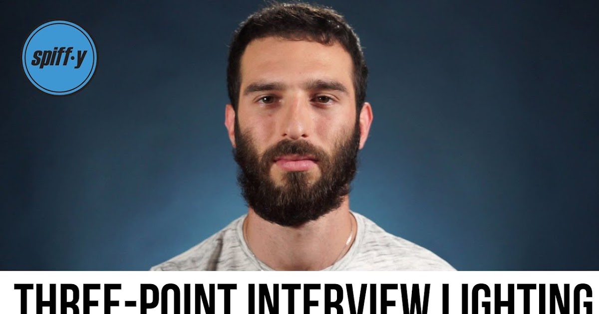 Introduction to three-point interview lighting - Photography Blog Tips ...