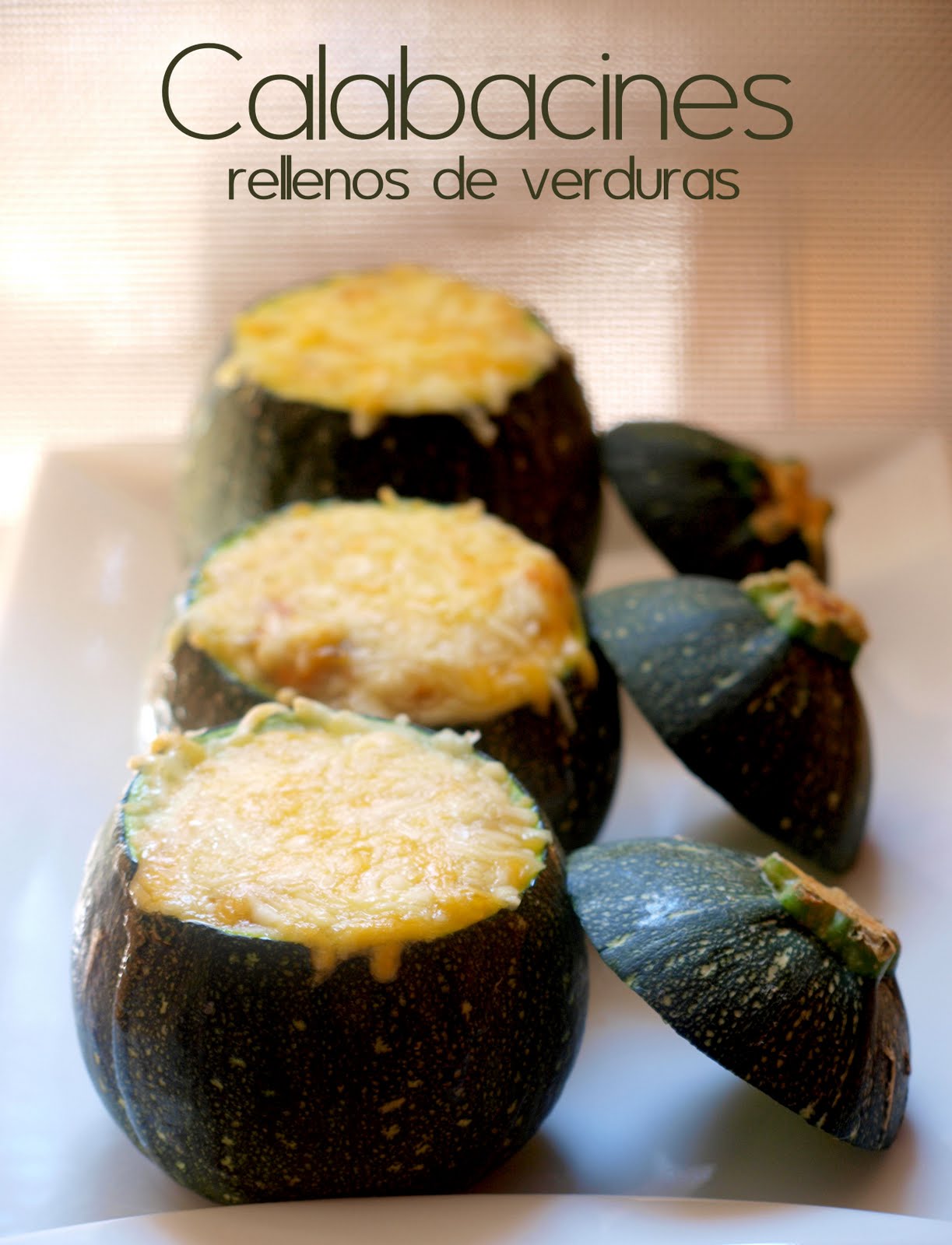 Bocados dulces y salados: Calabacines rellenos de verduras
