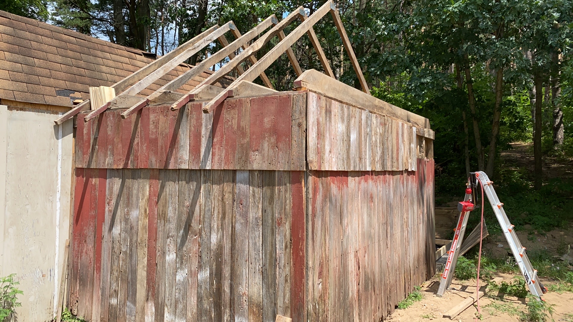 Shred Shed - DIY Music Studio, Vol. 3 - Roof, Siding and more! | The ...