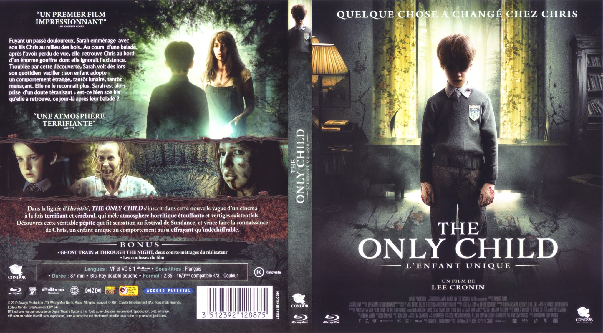 BLU-RAY JAQUETTES BLU-RAY: The only child