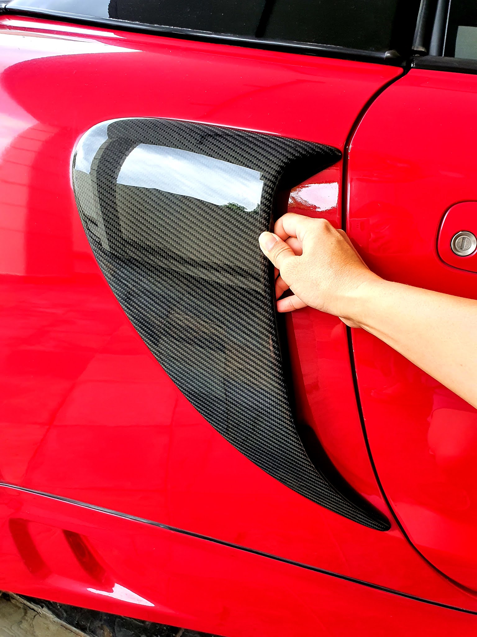 TPSshop: ZZW30 MRS MR2 Spyder Side Vents ( replica C One )