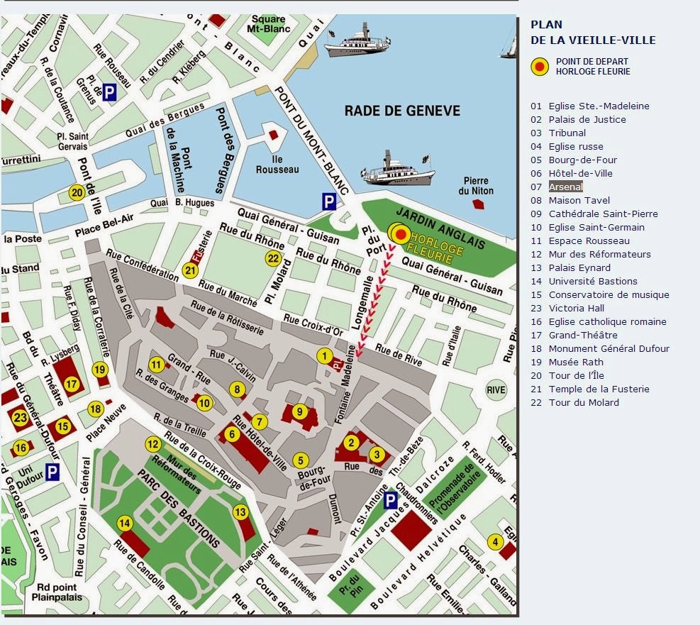 L'ardoise magique: GENEVE ET SA VIEILLE VILLE EN TRAIN TOURISTIQUE