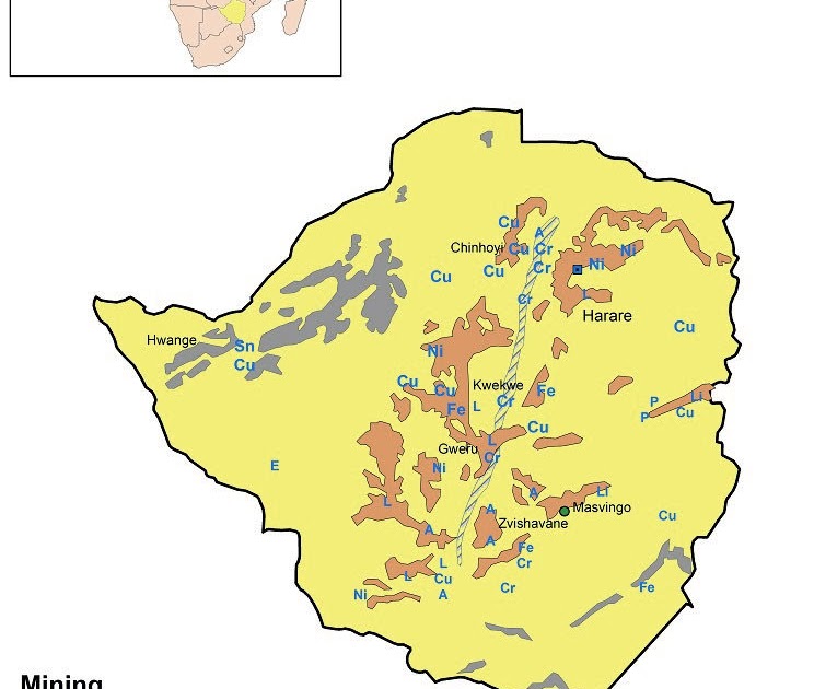 Minerals Found in Zimbabwe