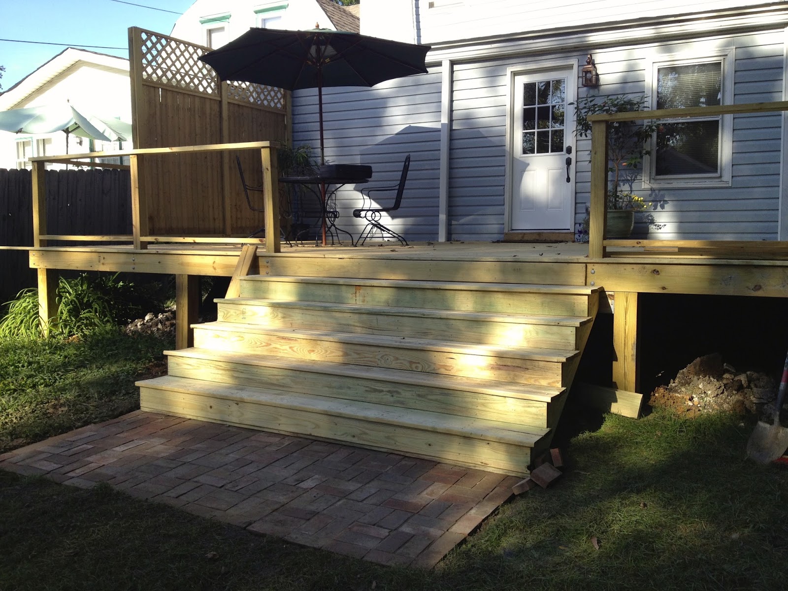 Building A Deck Landing