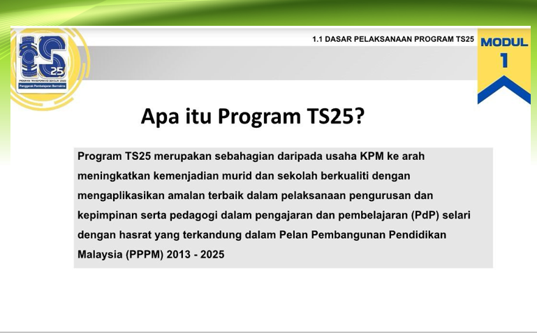 SMK Methodist (ACS) Sitiawan: PROGRAM TRANSFORMASI SEKOLAH 2025 (TS25)