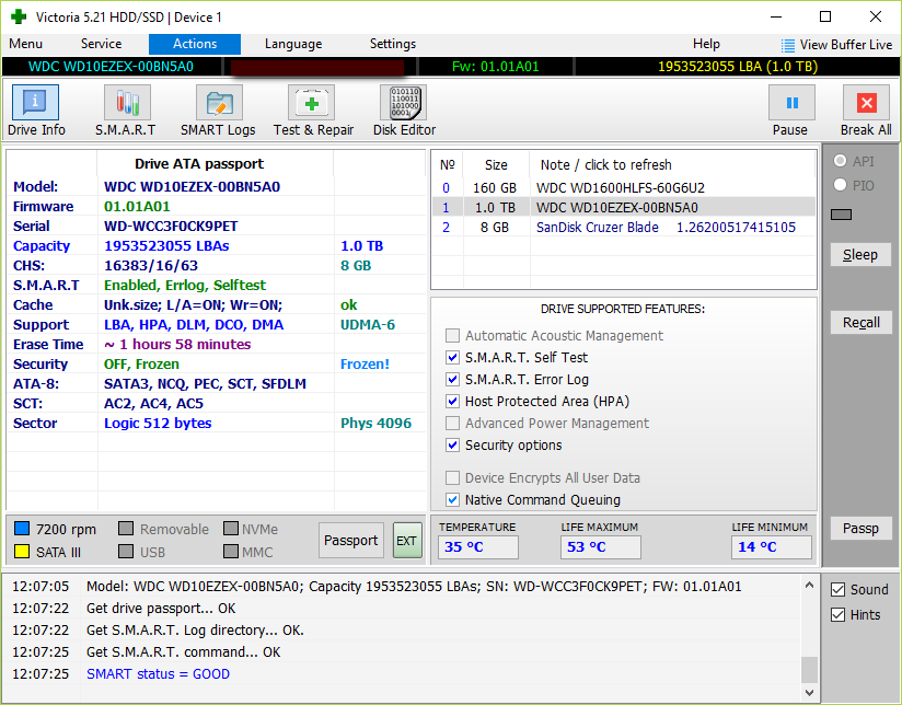 تحميل برنامج فكتوريا لفحص الهارد ديسك الاصدار الجديد Victoria for HDD/SSD