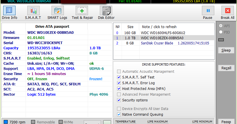 تحميل برنامج فكتوريا لفحص الهارد ديسك الاصدار الجديد Victoria for HDD/SSD