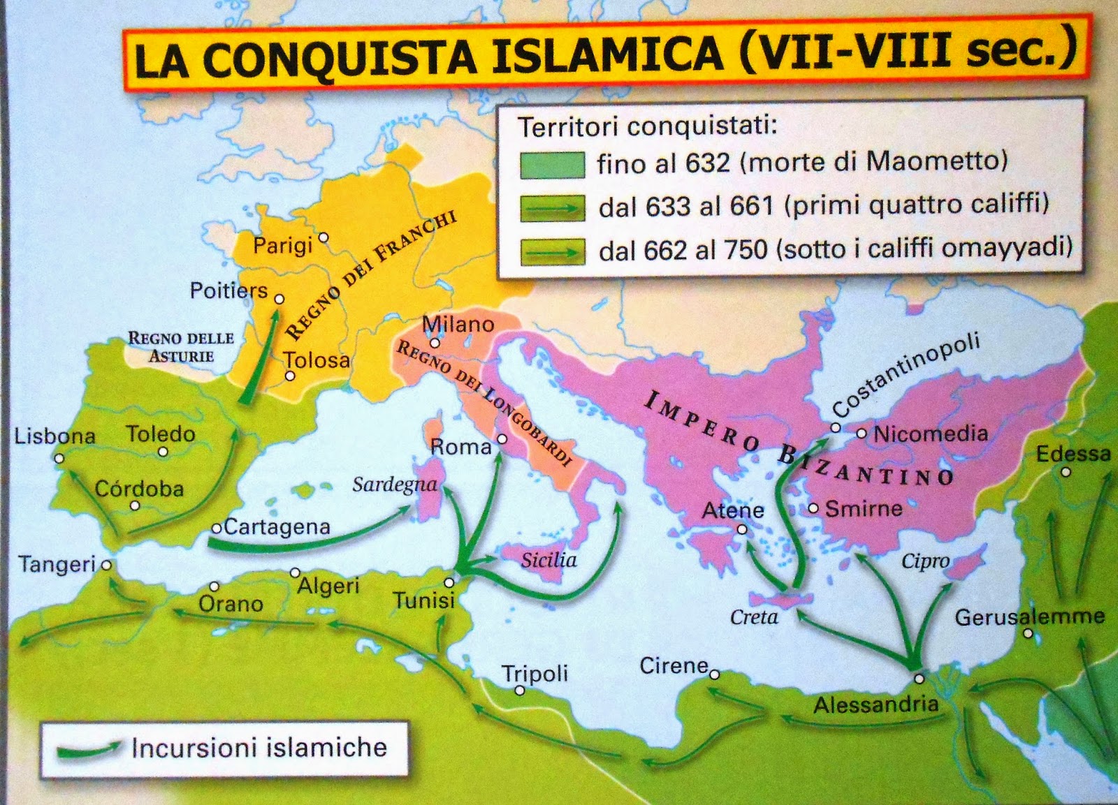 IdRNicFi: La conquista islamica (VII - VIII sec.)