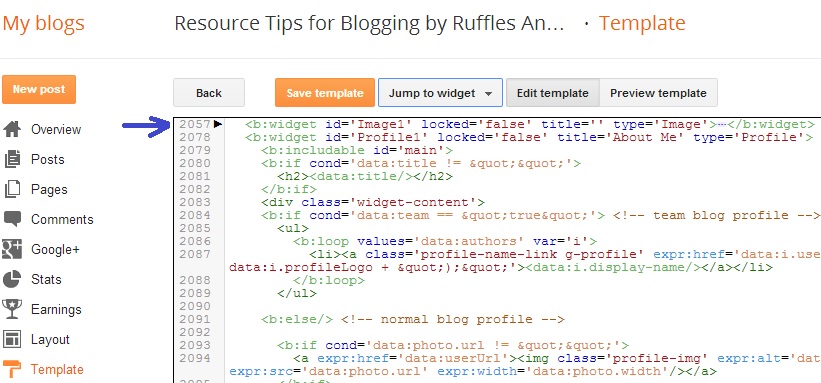 Mommy Blogging In The Rain: How To Have A Blogger Image Widget Open in ...