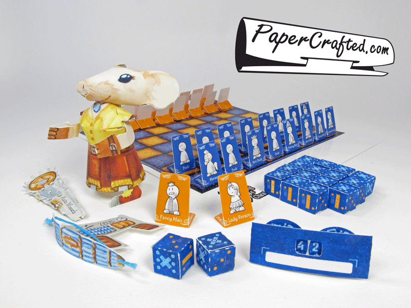 Paper Poseables: Mouse and Games