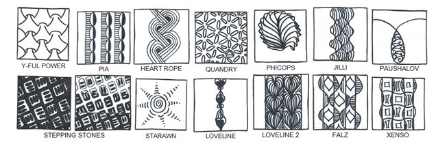 Pete Jones : My zentangle book "All the Zentangle Patterns in the World ...