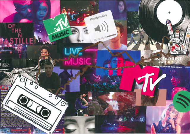 Pop Music Mood Board