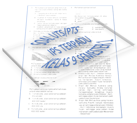 Soal & Jawaban UTS/PTS IPS Kelas 9 Semester 1 - Kherysuryawan.id