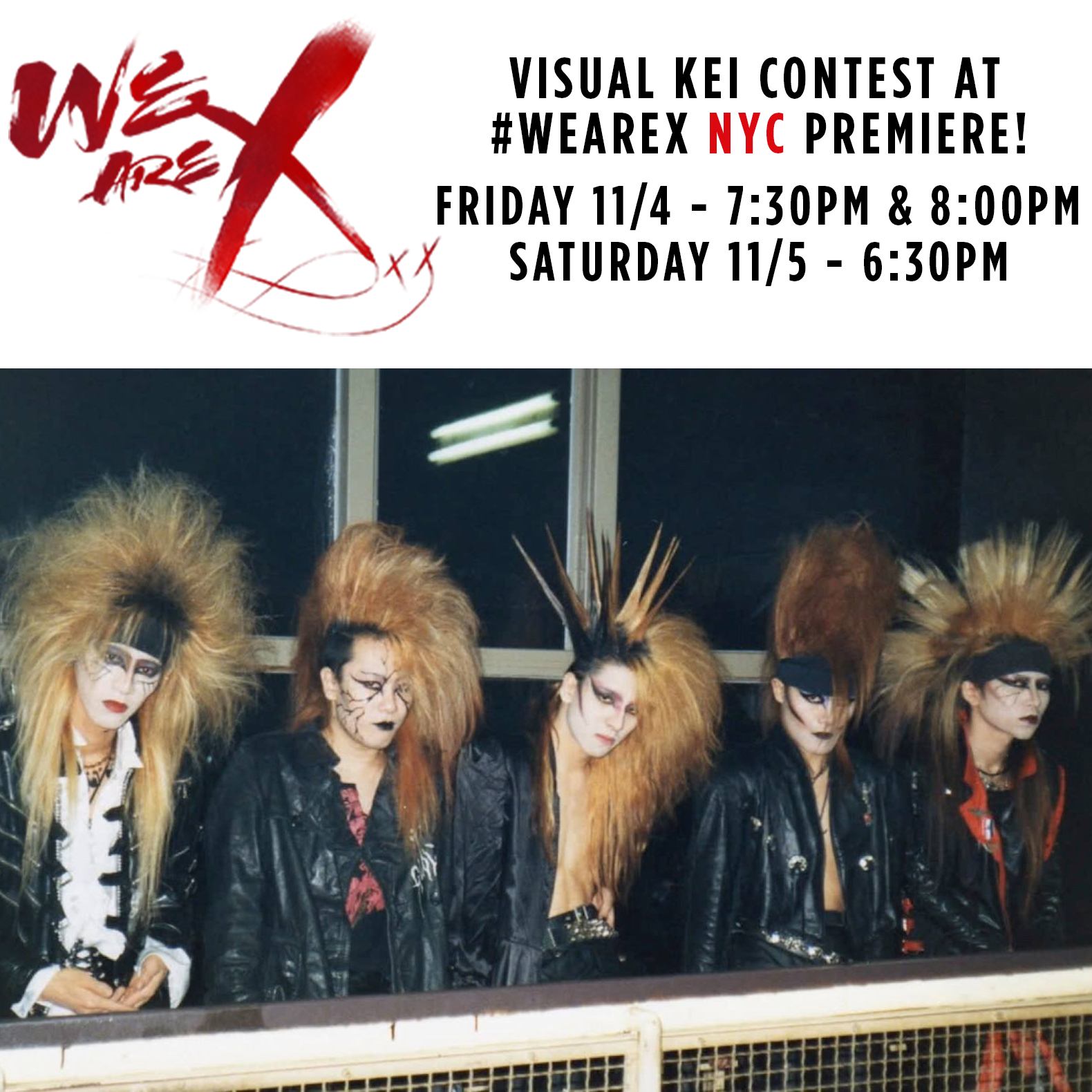 X Japan Fans to Rock WE ARE X NYC Premiere in Visual Kei Fashion Contest