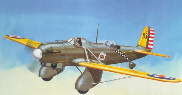 Airplanes in the skies + FAF history: Curtiss A-8