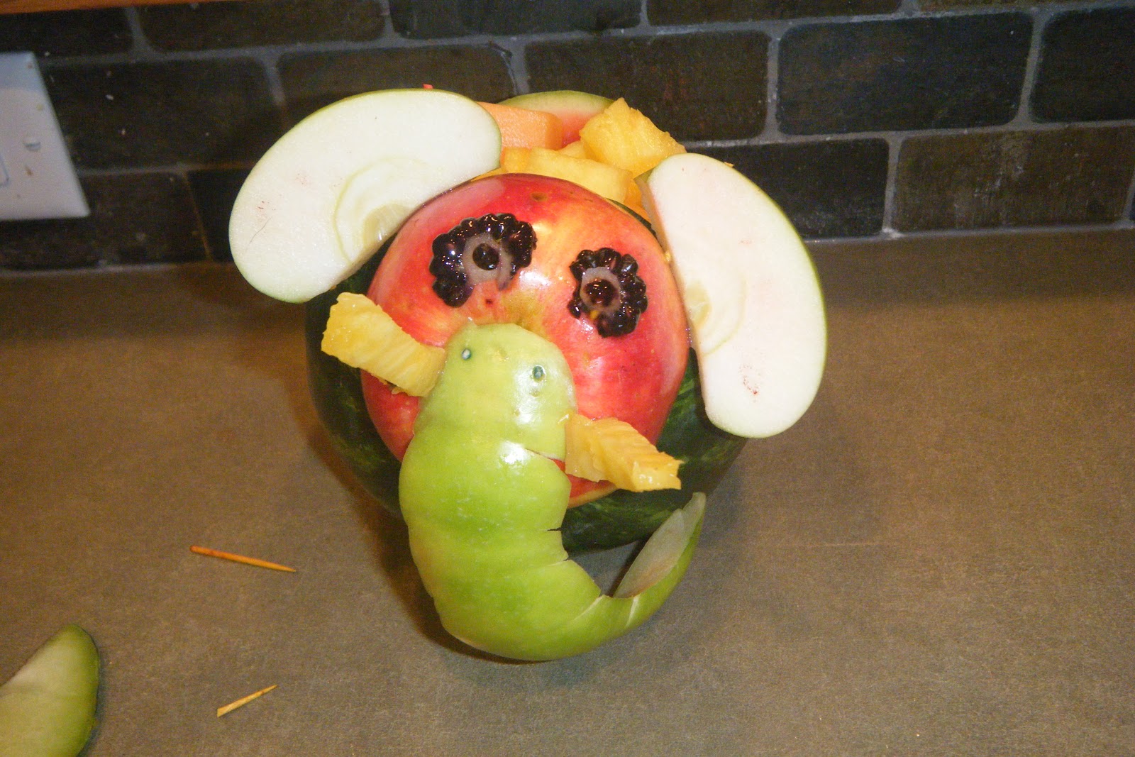 party on, jane.: The fruit elephant