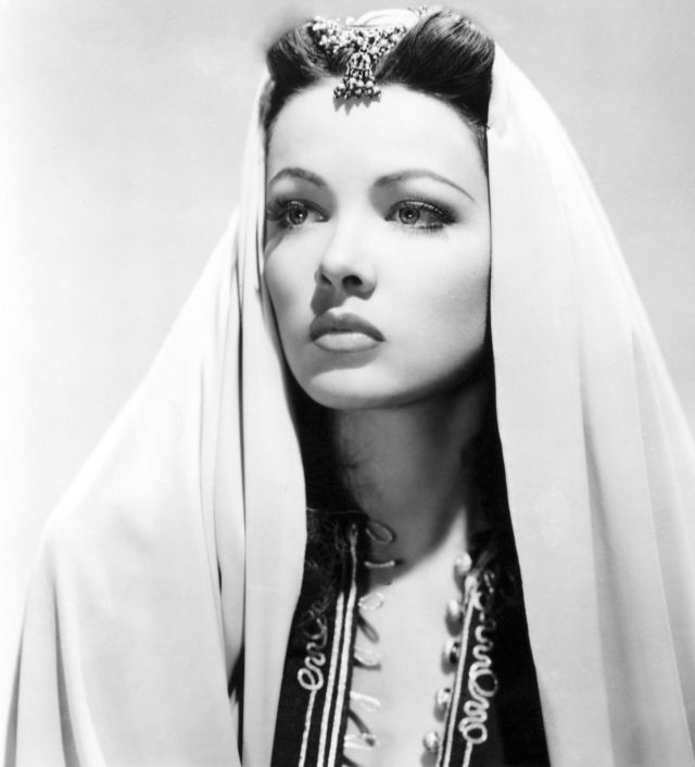 33 Gorgeous Photos of Gene Tierney During Filming “Sundown” in 1941 ...