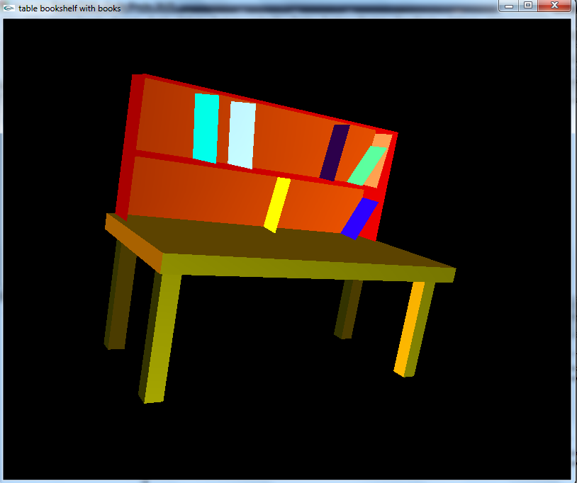 Sekolah INF: opengl project 3D meja balajar dengan codeblock C++