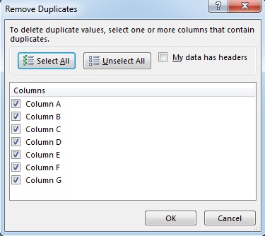 Cara menghapus data ganda (duplicates) di Microsoft Excel 2013