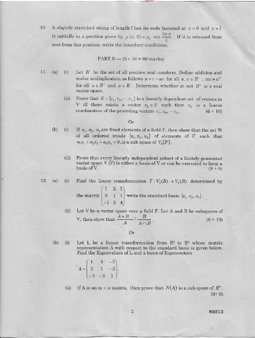 Anna University MA 8352 — LINEAR ALGEBRA AND PARTIAL DIFFERENTIAL ...