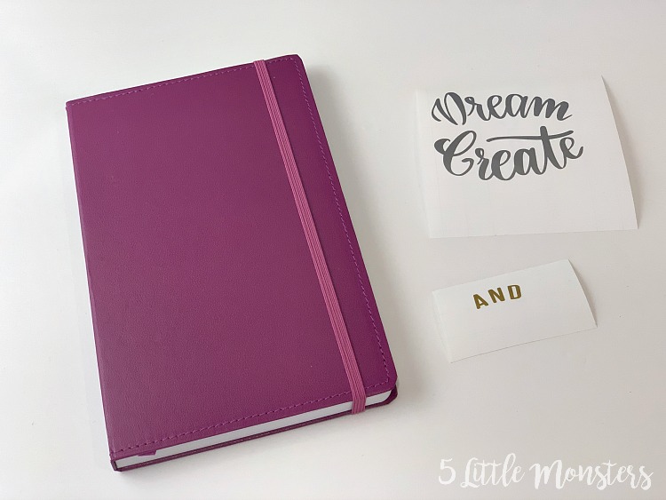 5 Little Monsters: Idea Journal with Vinyl Decal