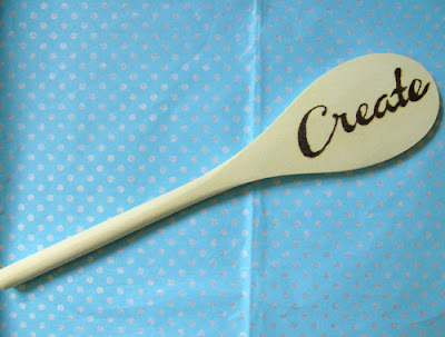 purely decorative: Weezie's birthday spoon