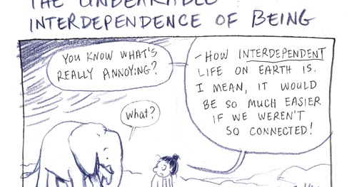 cartoonconnie comics blog: The Unbearable Interdependence of Being