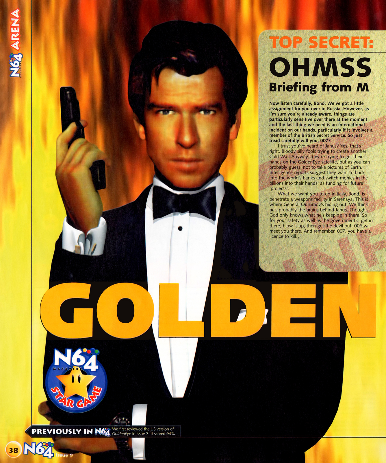 GoldenEye: Decoded: Review (N64 Magazine - Issue 9 - December 1997)