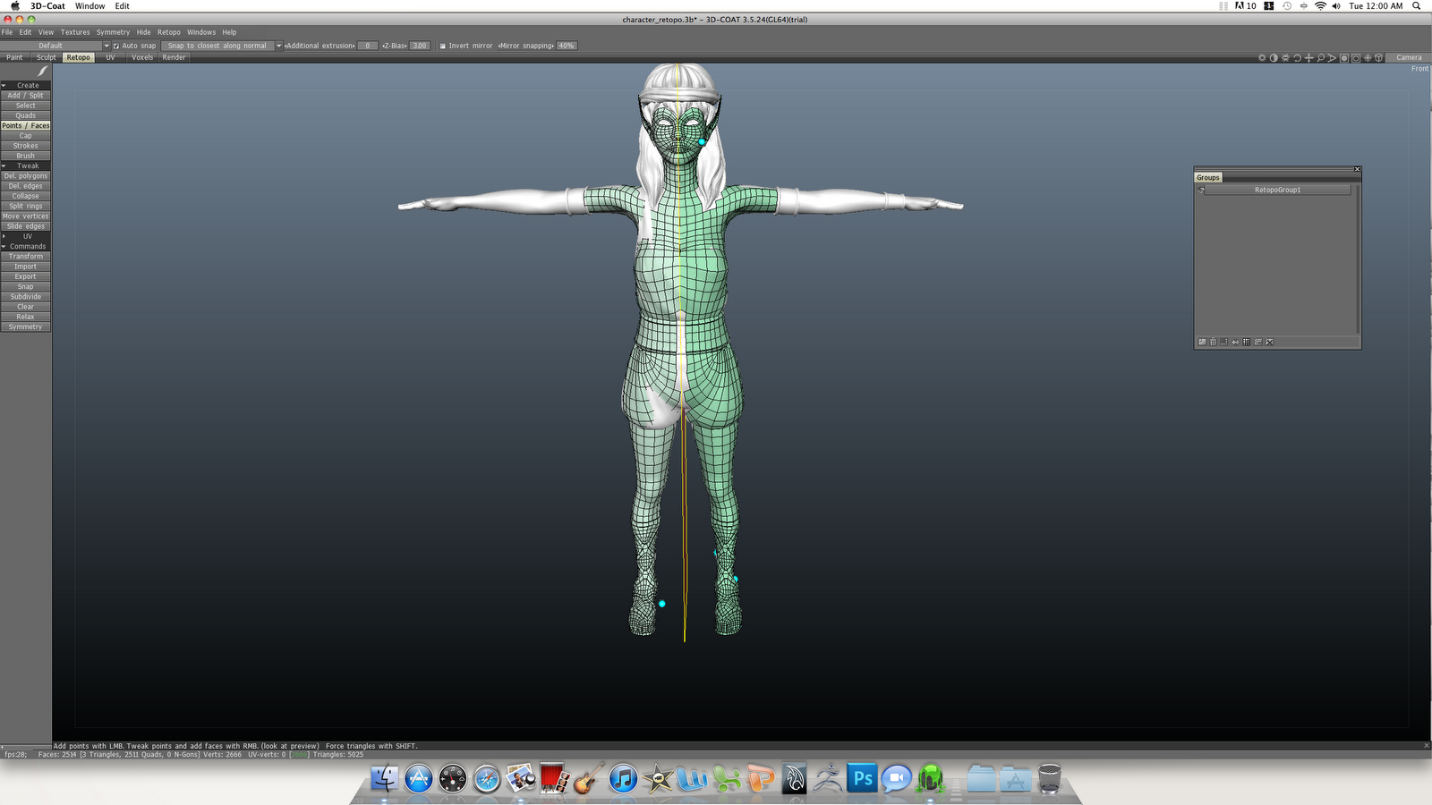Character Modeling: Character Modeling Week 8: Retopo