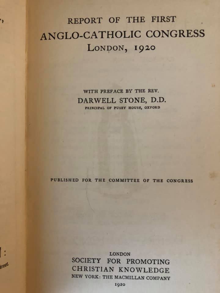 philorthodox: The 1920 Anglo-Catholic Congress