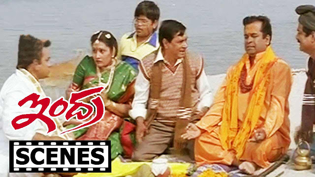 Indra Movie Scenes - Brahmanandam traps AVS for gold - FUNBUKET