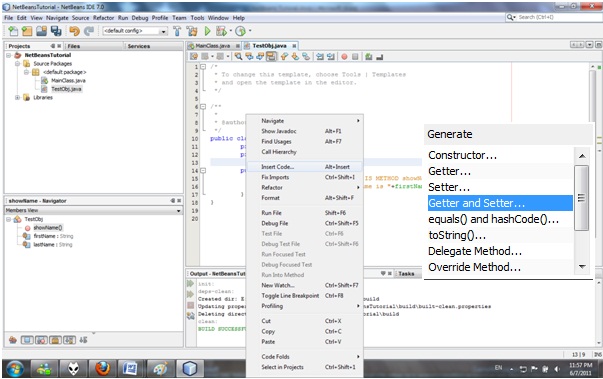 Component584: วิธีใช้ NetBeans เบื้องต้น