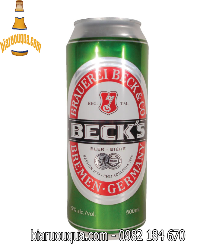 Bia Beck's Đức 5% thùng 12 lon 500ml