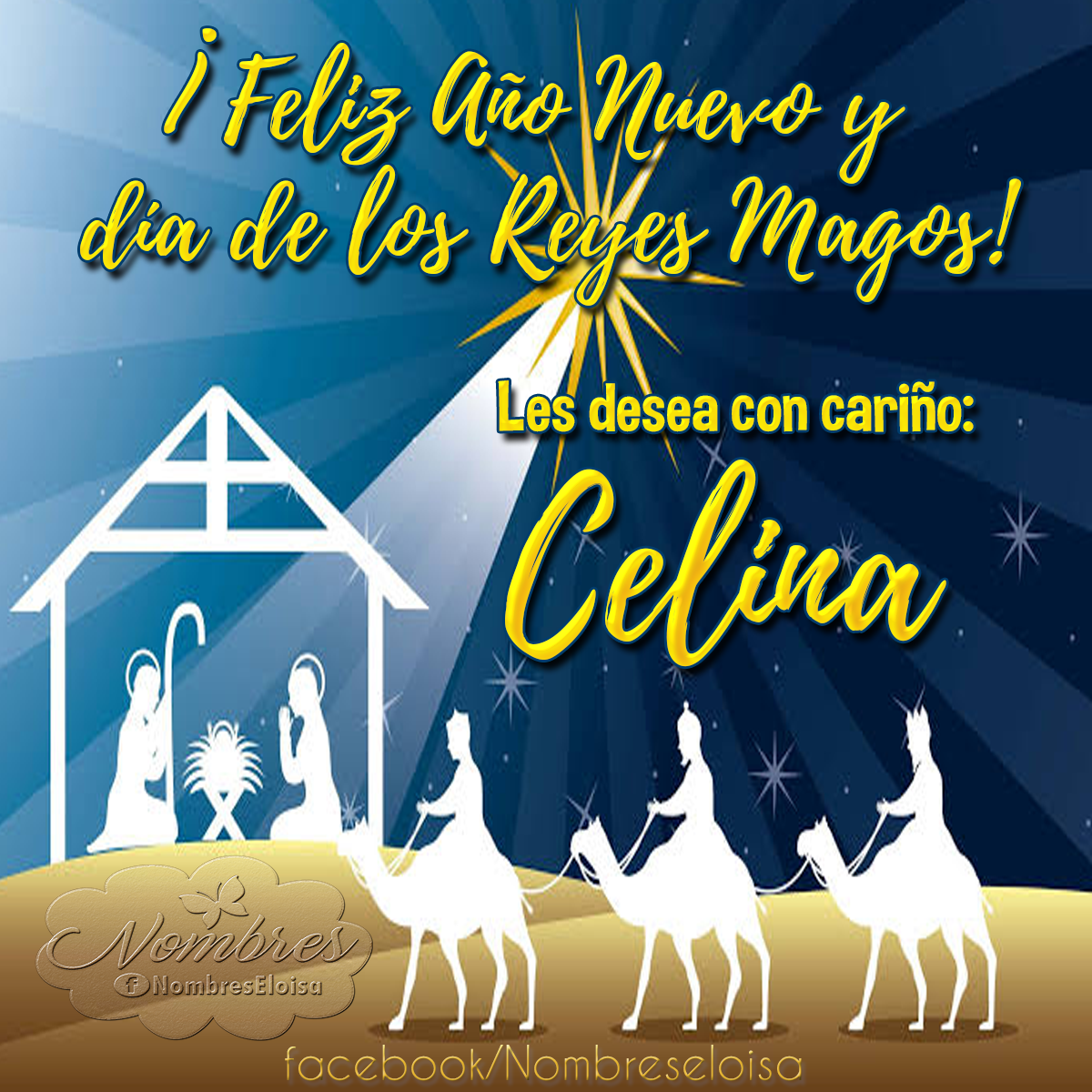 Feliz Año Nuevo y día de los Reyes Magos