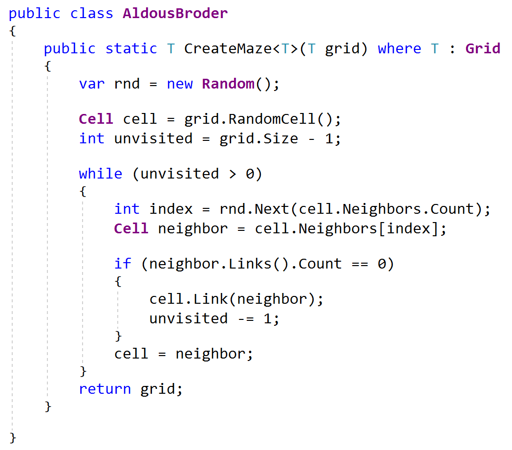 Jeremy Bytes: More Maze Programming: A Non-Biased Algorithm Jeremy Bytes: More Maze Programming: A Non-Biased Algorithm