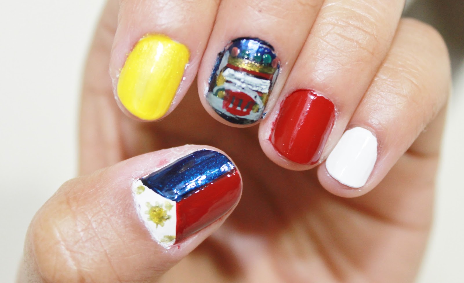 BlendBlush: Philippines Flag and Jeepney Nail Art