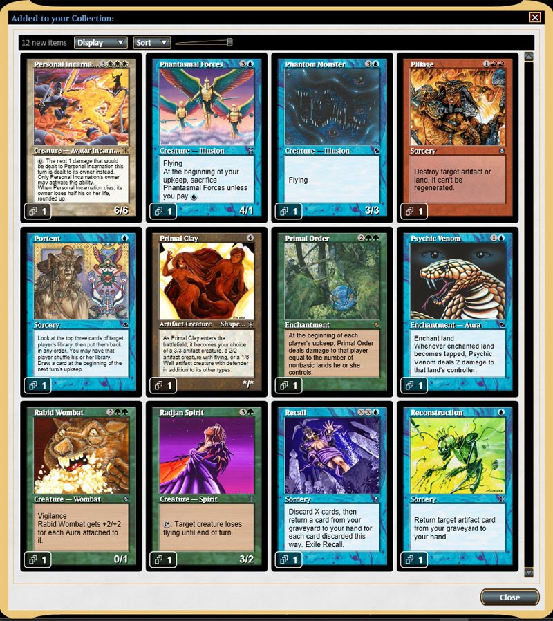 Magic the Gathering Adventures: White Border MTGO as Black Border