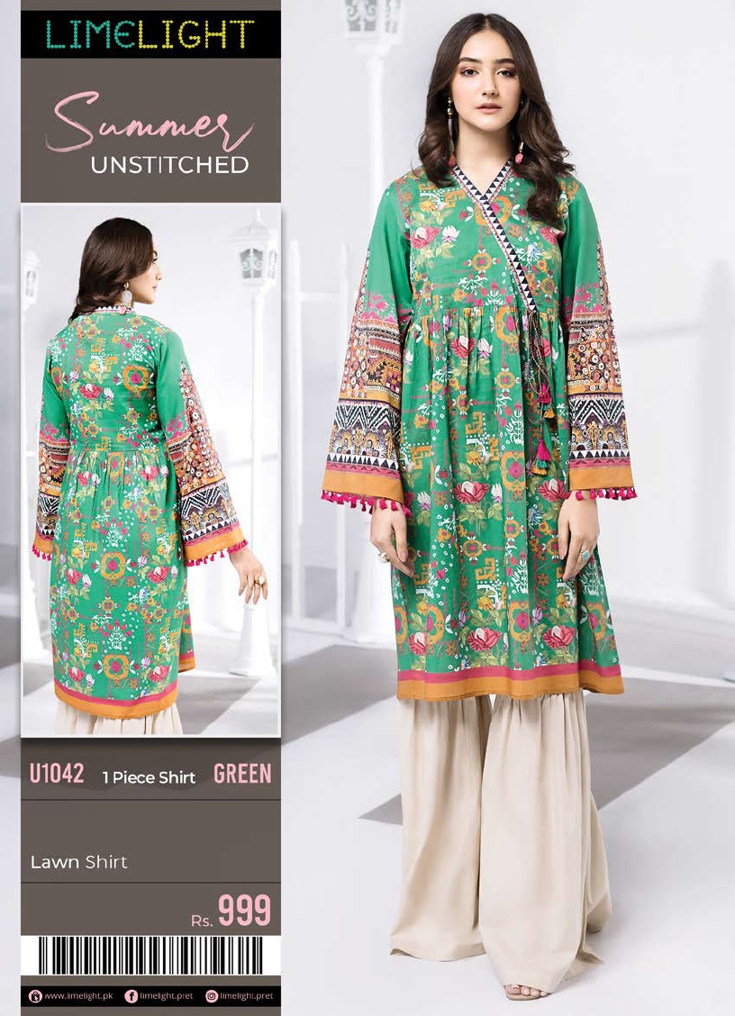 LIMELIGHT SUMMER UNSTITCHED COLLECTION 2020 VOLUME 1