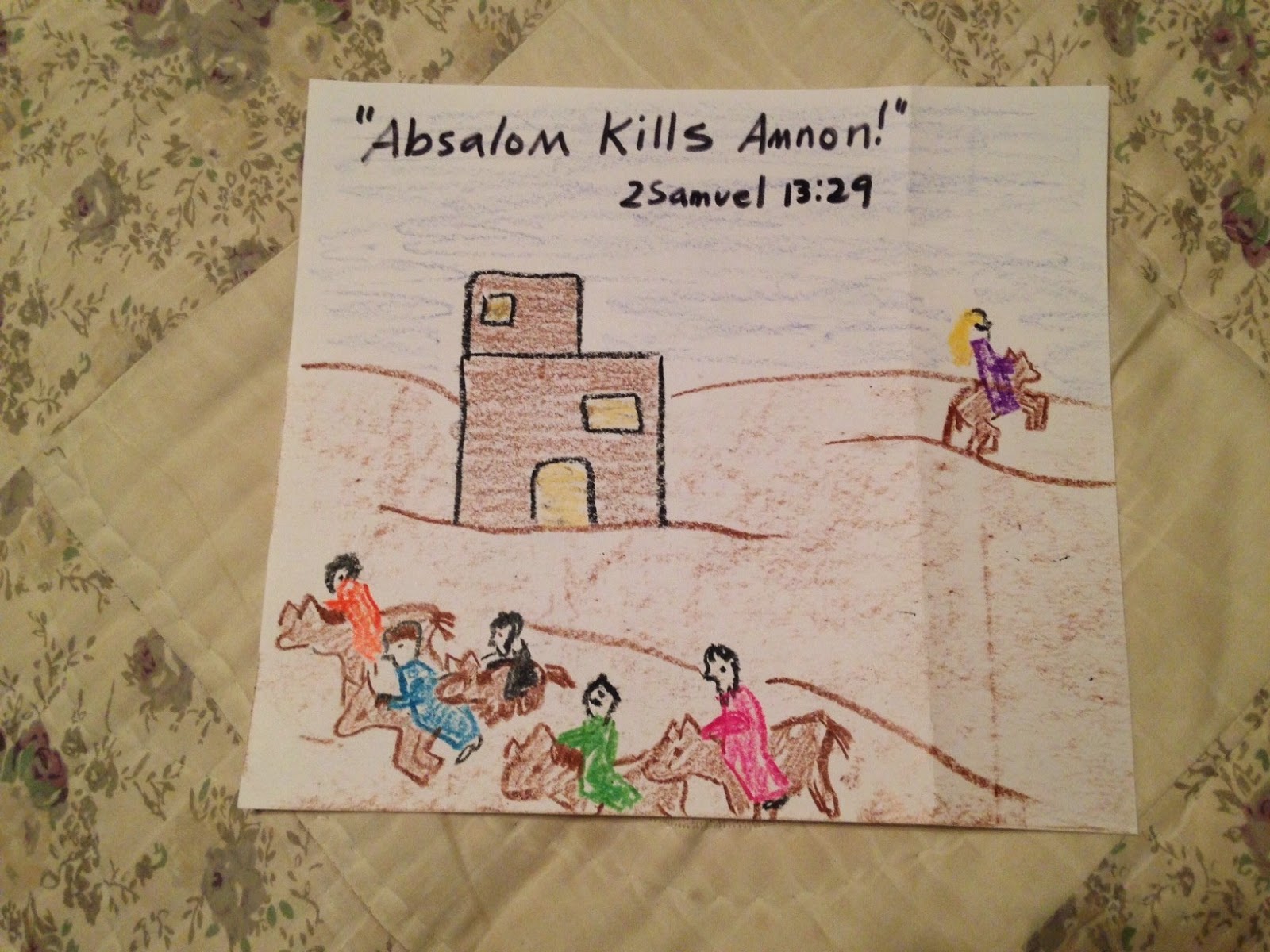 Children's Bible Lessons: Lesson - Amnon, Tamar, and Absalom