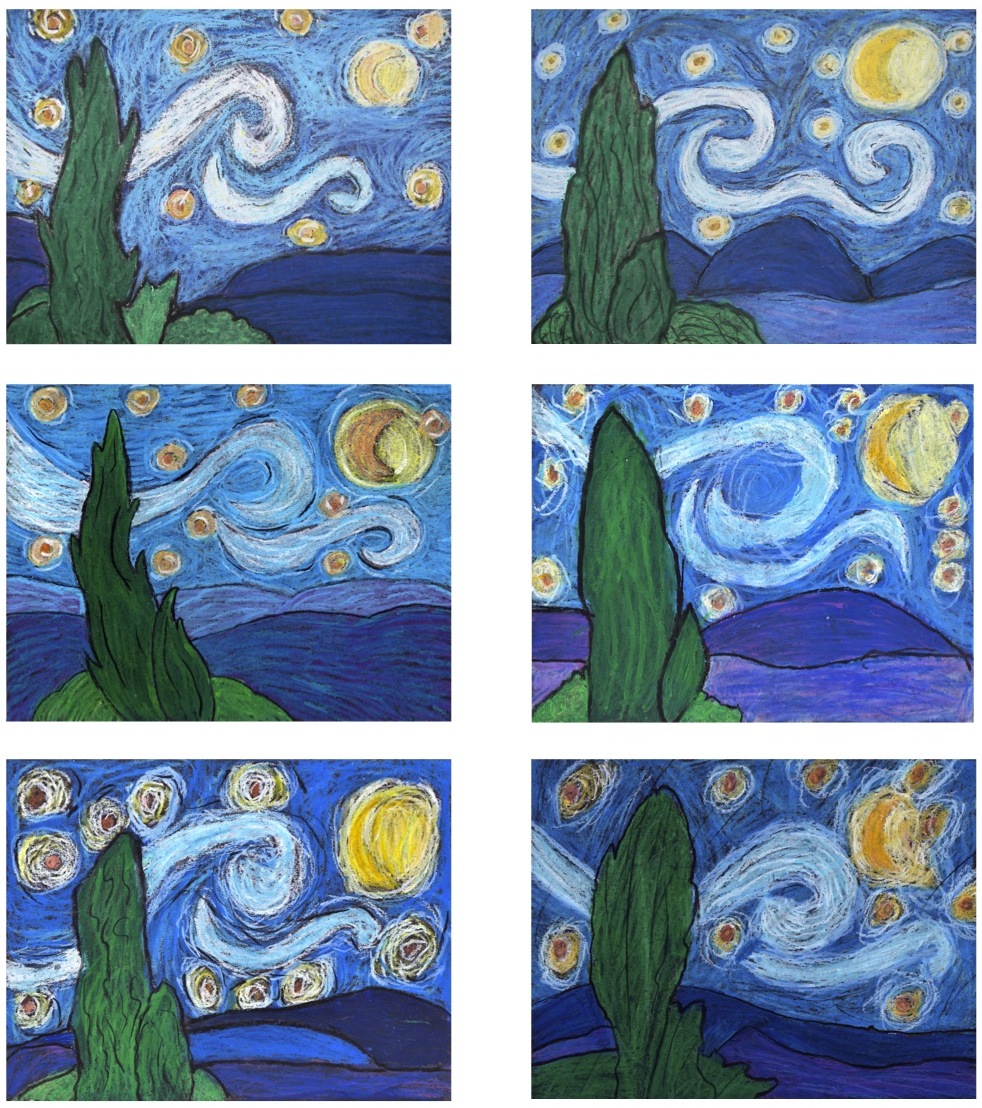 The Rolling Artroom: Van Gogh's Starry Night 4th-6th Grade