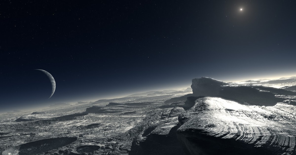Artist's Impression of the Surface of Pluto | Earth Blog