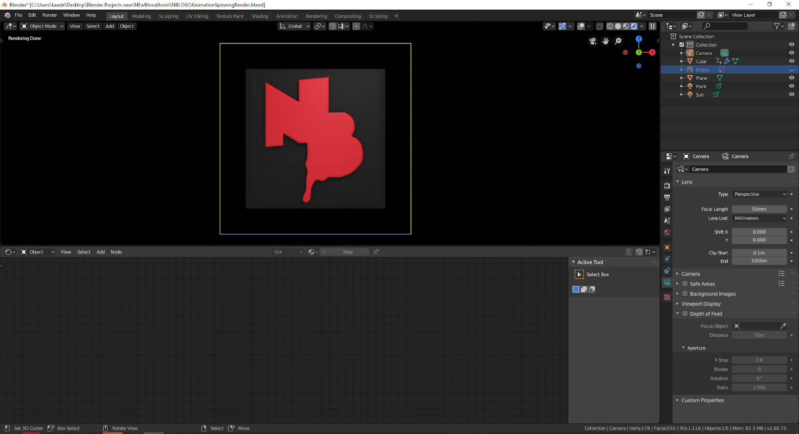 New Blood Interactive - Loading Icon Fan Animation