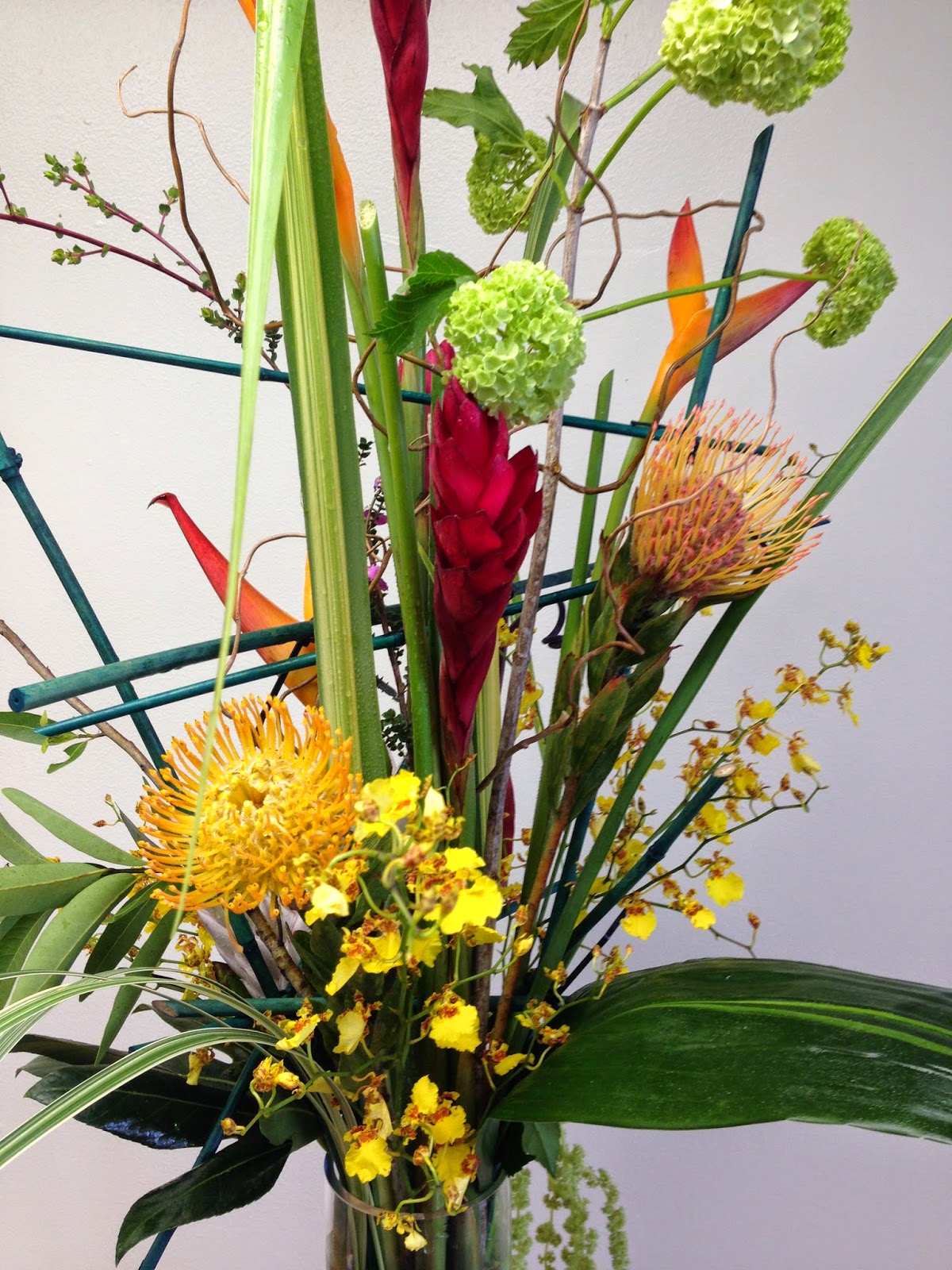 flower classroom: Advanced ~~Tropical Design Class images