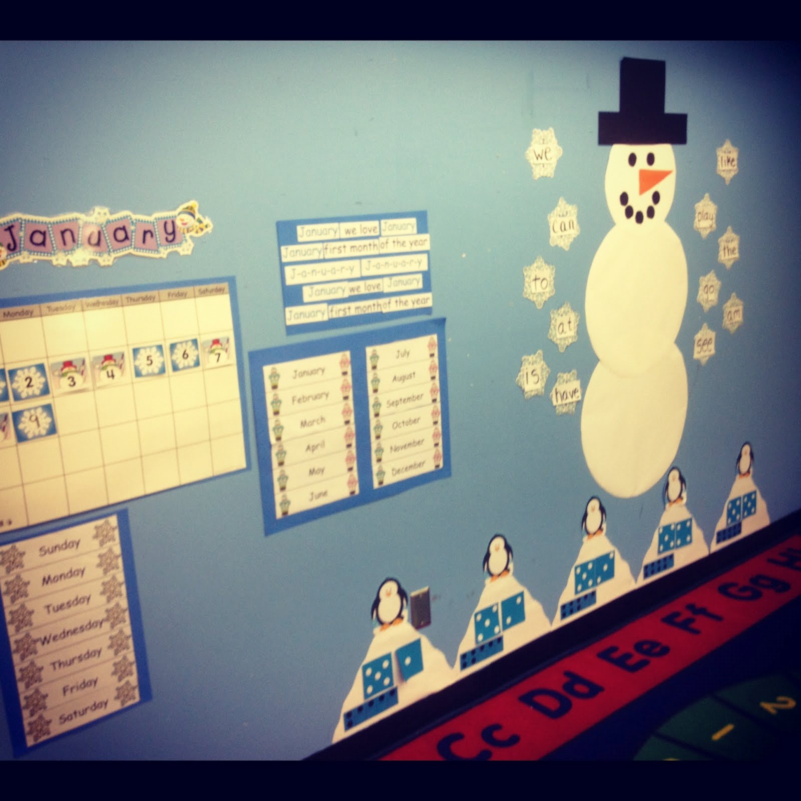 Kroger's Kindergarten: Focus walls