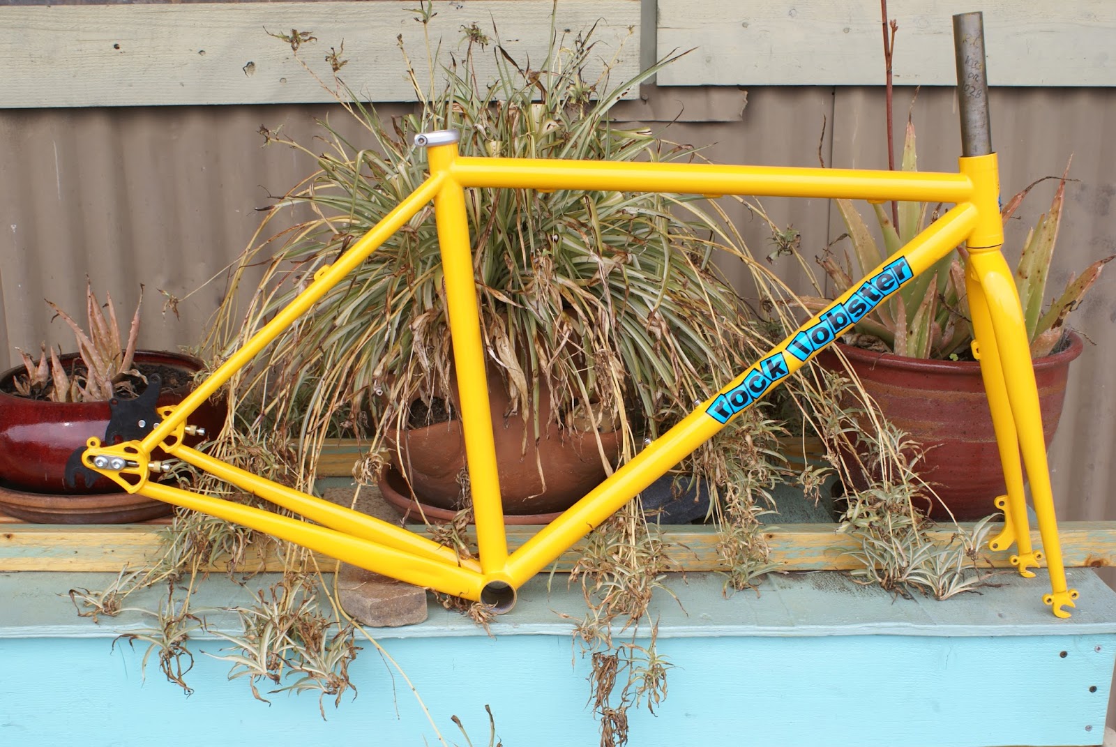 what's up in Santa Cruz: Single speed steel CX frame and fork for Idaho